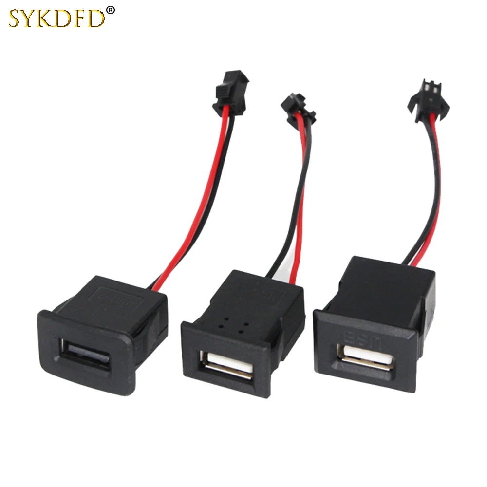 1Pcs-Usb-Socket-Usb-Connector-Usb-Charging-Plug-Connector-Black-White ...