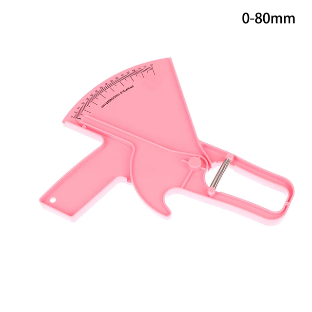 80mm Body Fat Caliper Adipometer Skinfold Measurement Slimming Lose ...
