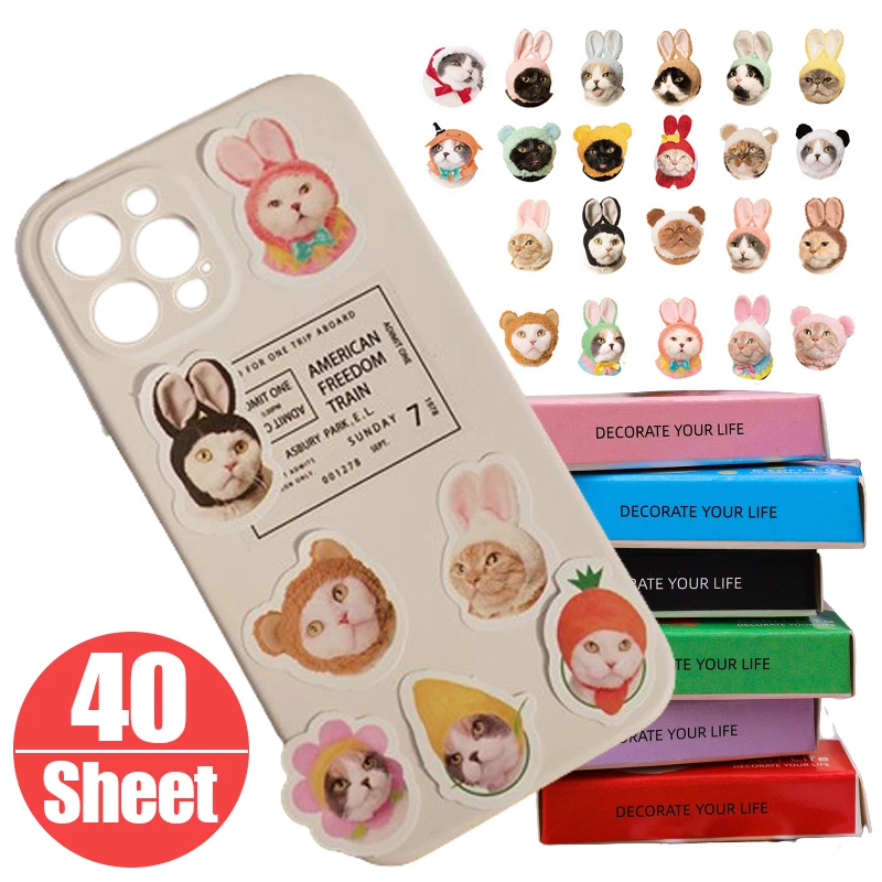 40Sheet-Box-Self-Adhesive-DIY-Decoration-Stickers-For-Mobile-Phone-Case ...