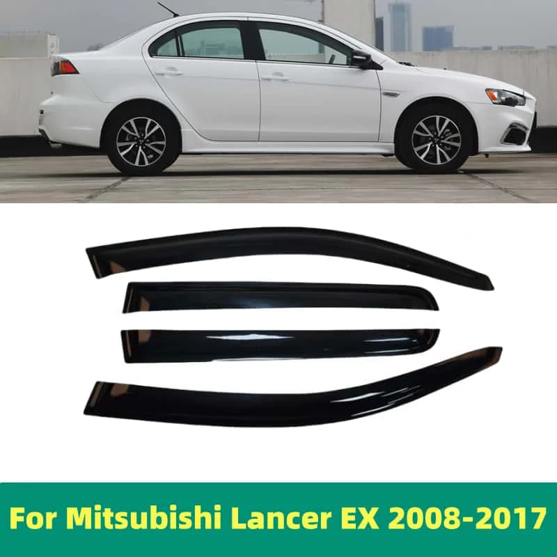 For-Mitsubishi-Lancer-EX-2008-2017-Car-Accessories-Window-Visor-Rain ...