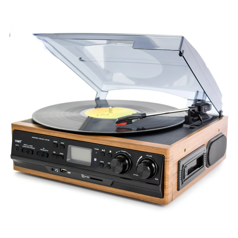 Vinyl-LP-Record-Turntables-Player-Cassette-Player-AM-FM-Radio-USB-SD ...