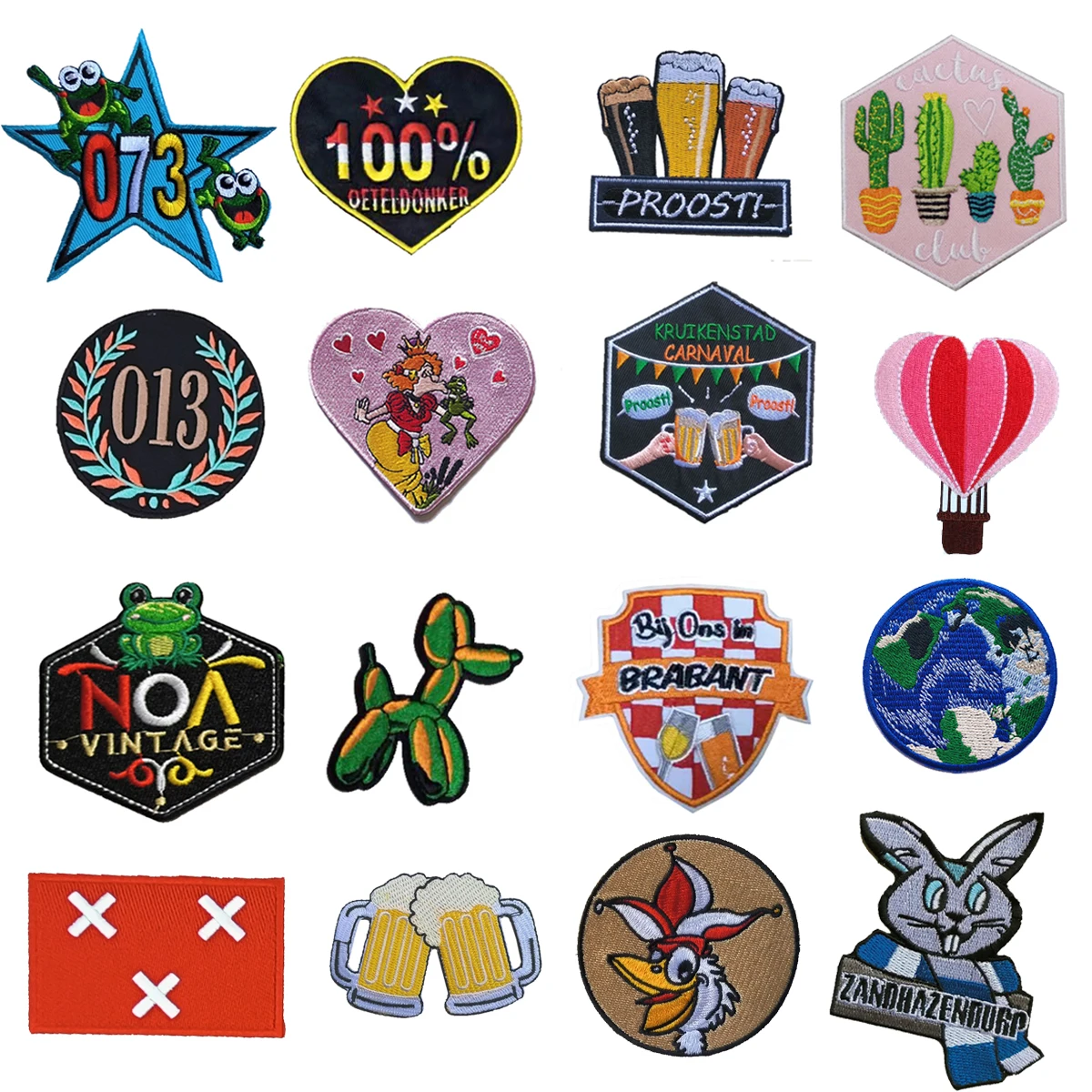 Nederland-Oeteldonk-Kruikenstad-Carnaval-Kikker-Patches-Voor-Kleding ...