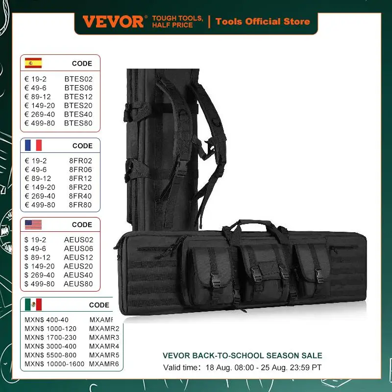 VEVOR-Rifle-Bag-36-42-inch-Tactical-Double-Long-Gun-Bag-Soft-Rifle-Case ...