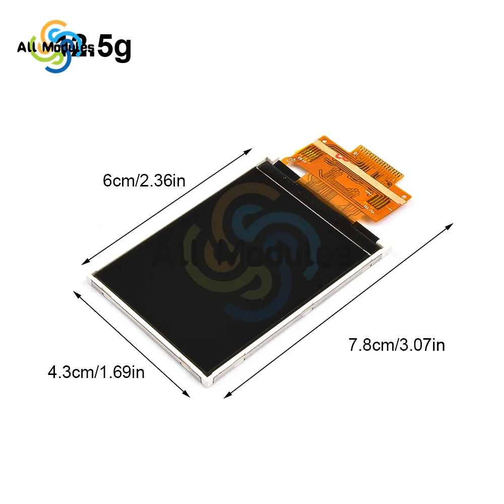 TFT Display 2.4 inch SPI TFT LCD color screen ILI9341 driver IC 2.8-3 ...