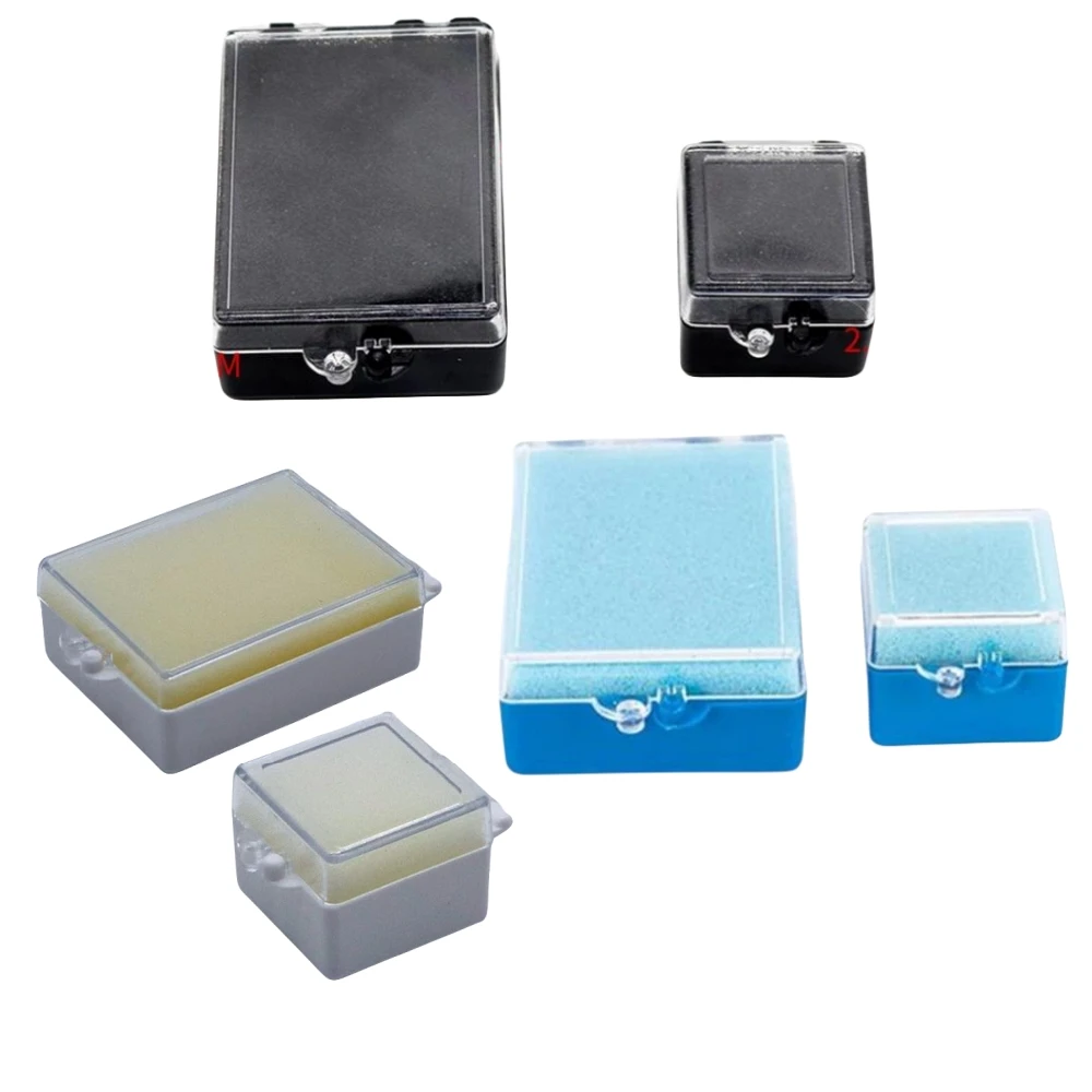 5-pieces-Dental-Plastic-Tooth-Box-with-Sponge-Foam-Dental-Implant ...
