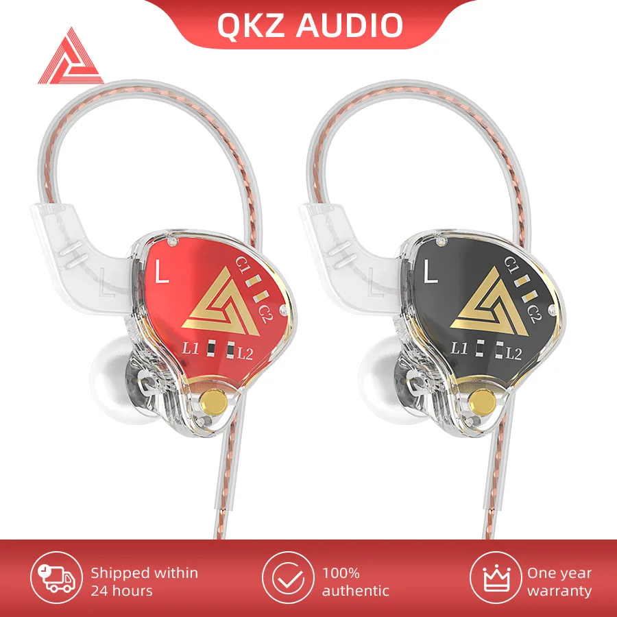 QKZ-AKX-IEM-Monitor-Level-Headphone-Transparent-In-Ear-Wired-Earbuds ...