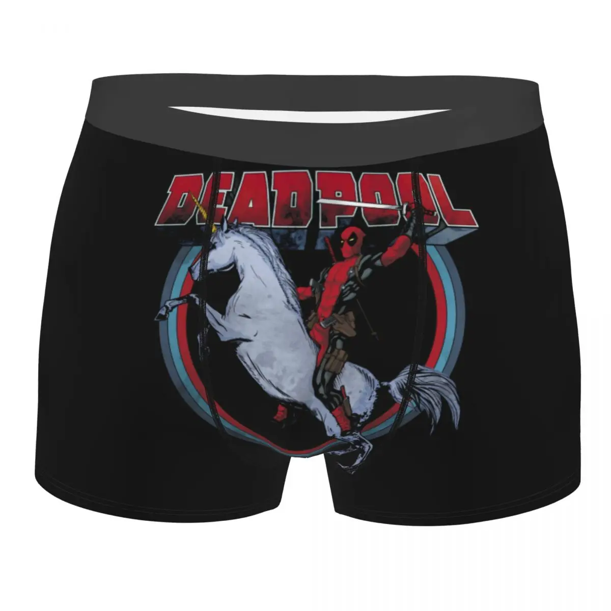 Custom-Cool-Deadpool-On-Horseback-Boxers-Shorts-Panties-Men-s ...