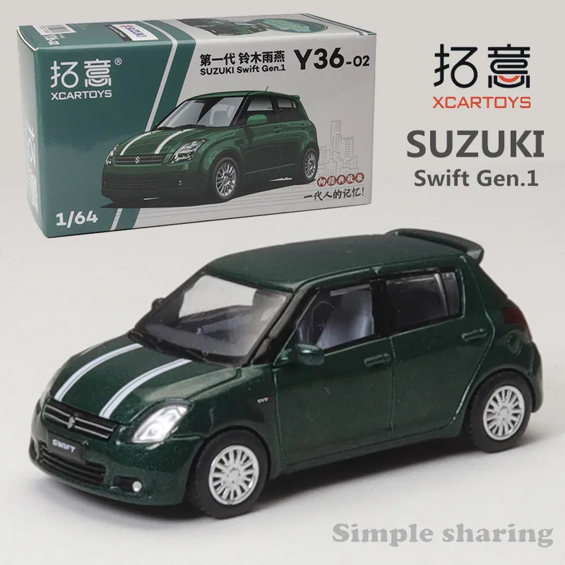 XCarToys 1/64 SUZUKI Swift Green Alloy Diecast Model Car Toy Collection ...