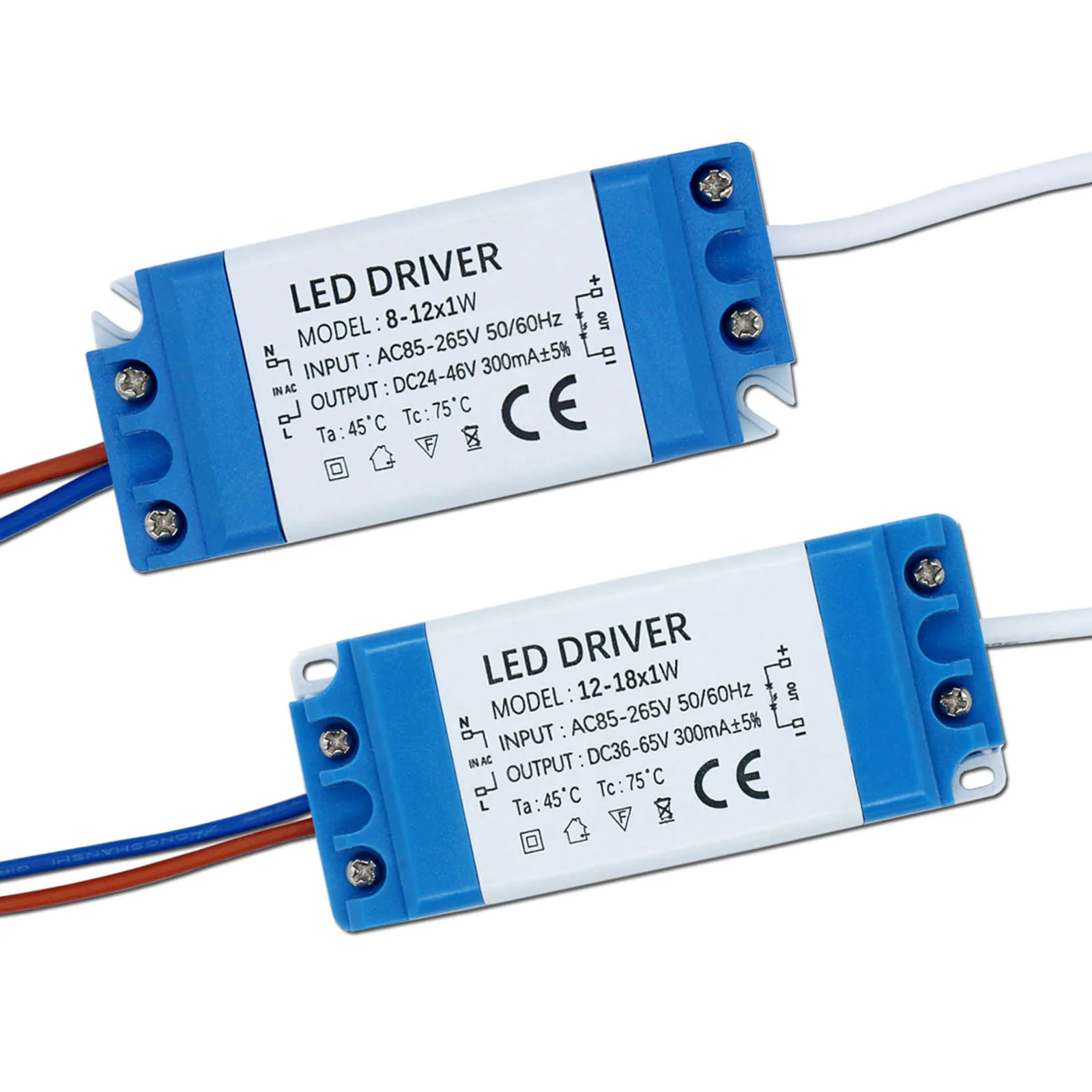 LED-Power-Driver-1W-36W-5-5-2-1mm-Female-Connector-300mA-Constant ...