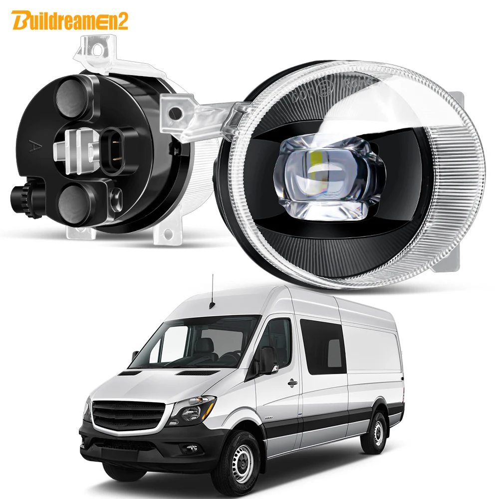 2-X-30W-LED-Fog-Light-Assembly-Canbus-Car-Lens-Fog-Daytime-Running-Lamp ...