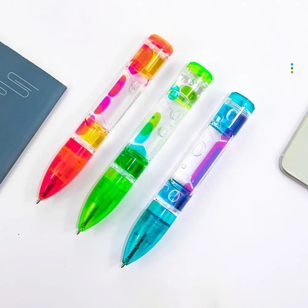 Motion Bubble Pen Liquid Bubbler Pen Rainbow Liquid Pen Liquid Motion ...