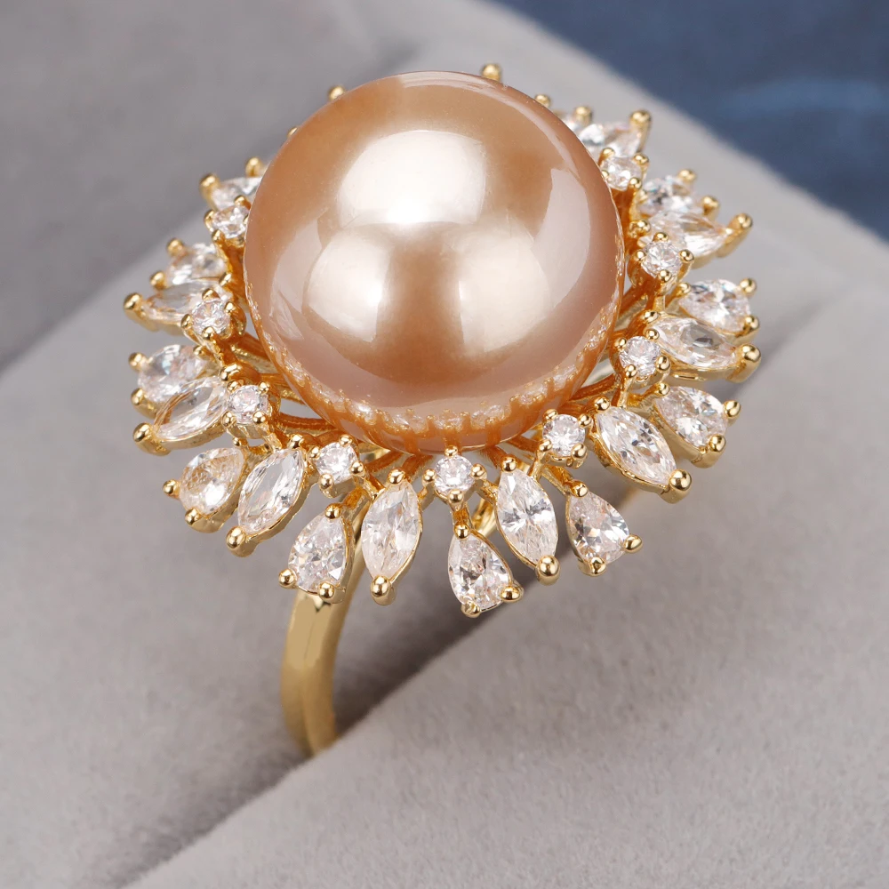 BrideTalk-Anillo-de-perlas-brillantes-de-lujo-para-mujer-joyer-a-de ...