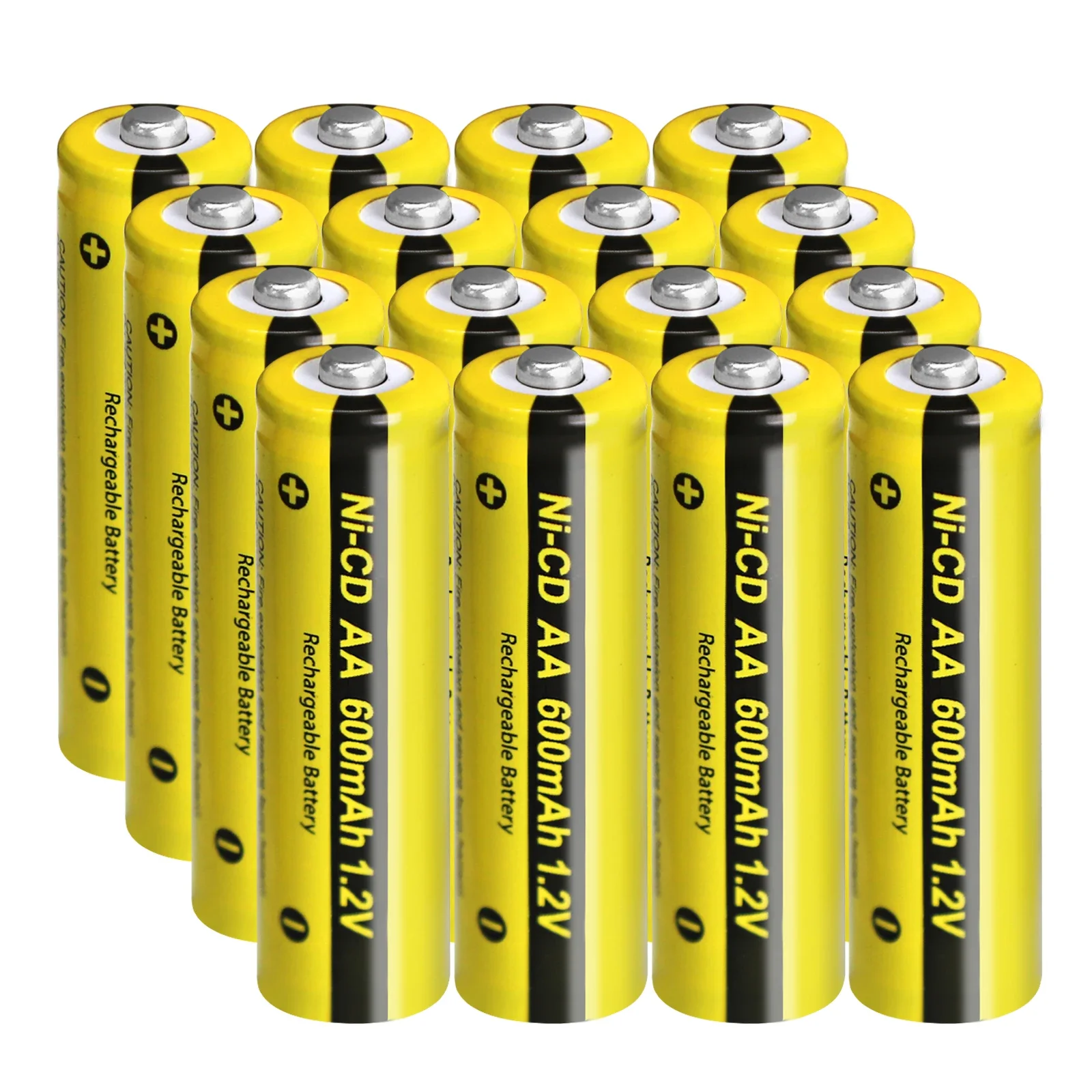 Nicd Aa 600mah Batteries Rechargeable 1.2V AA 600mAh NiCd Battery For