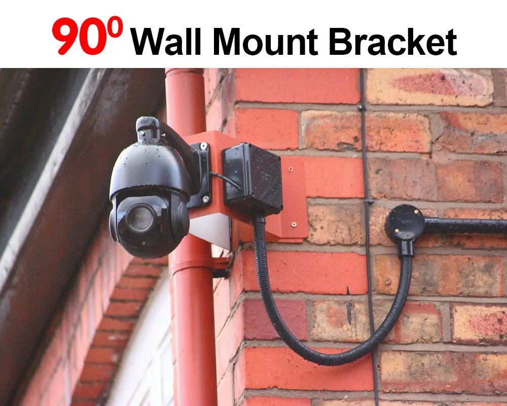 Speed Dome PTZ Camera Universal Corner Wall Mount Bracket Adapter LONG ...