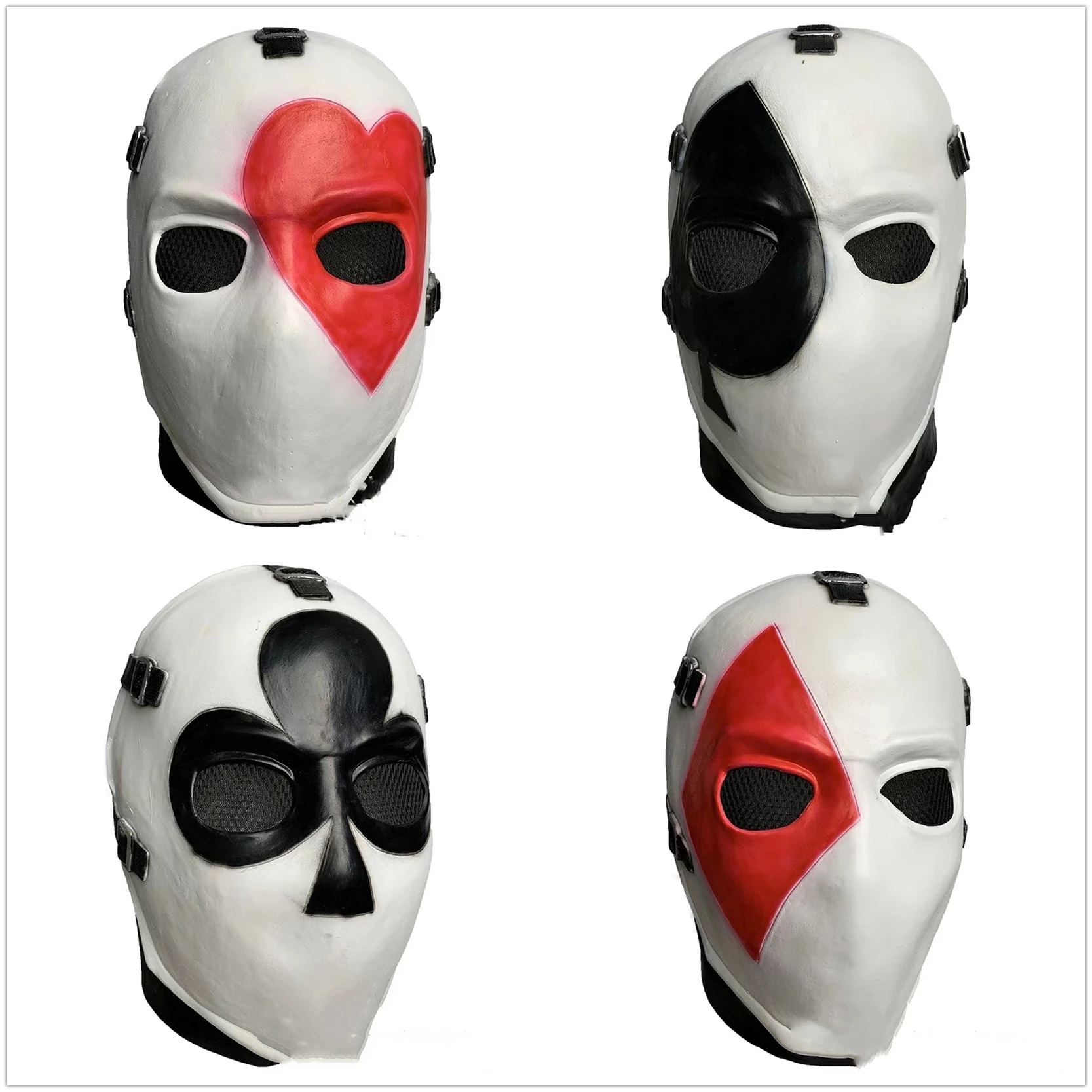 Game-Fortnite-Poker-Face-Mask-for-Halloween-Costume-Cosplay-Party-Spade ...