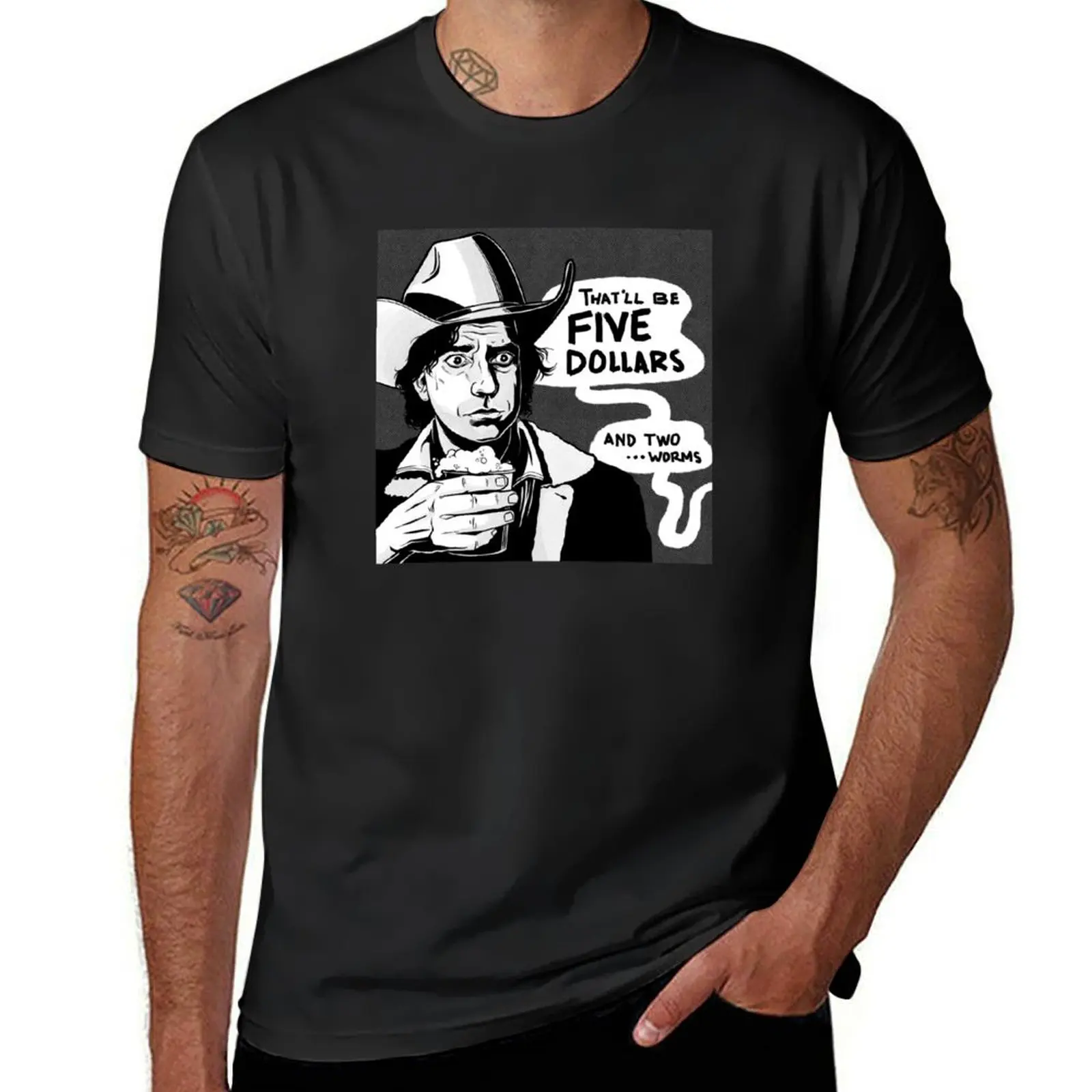 5-Dollars-and-two-worms-T-Shirt-tees-Aesthetic-clothing-oversizeds-new ...