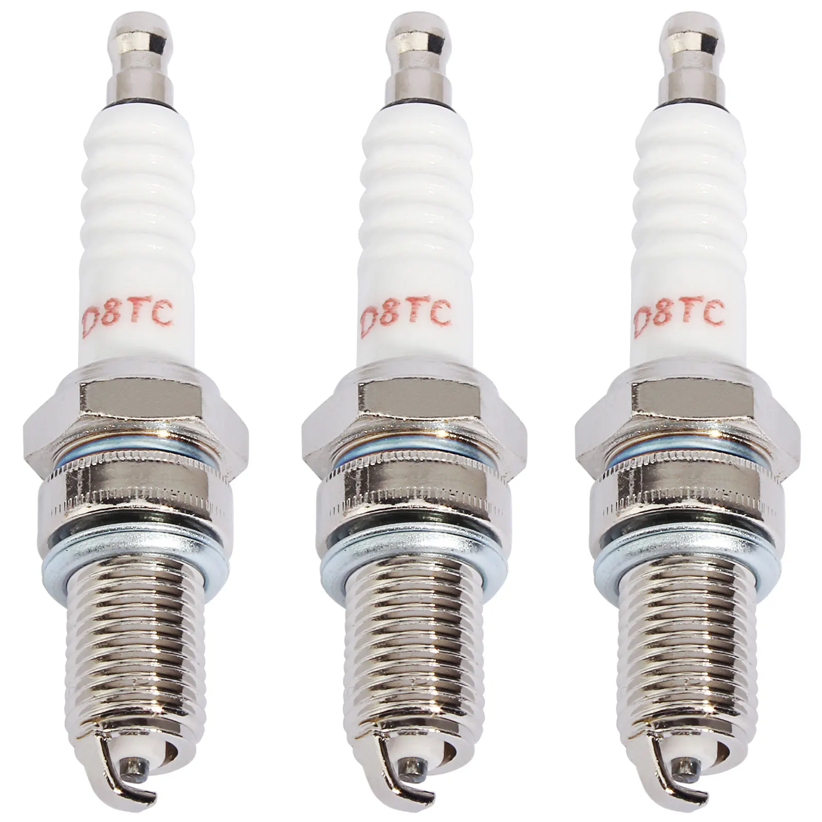3Pcs-Spark-Plug-D8TC-D8EA-DR8EA-CG-125-125cc-150cc-200cc-250cc-GY6 ...