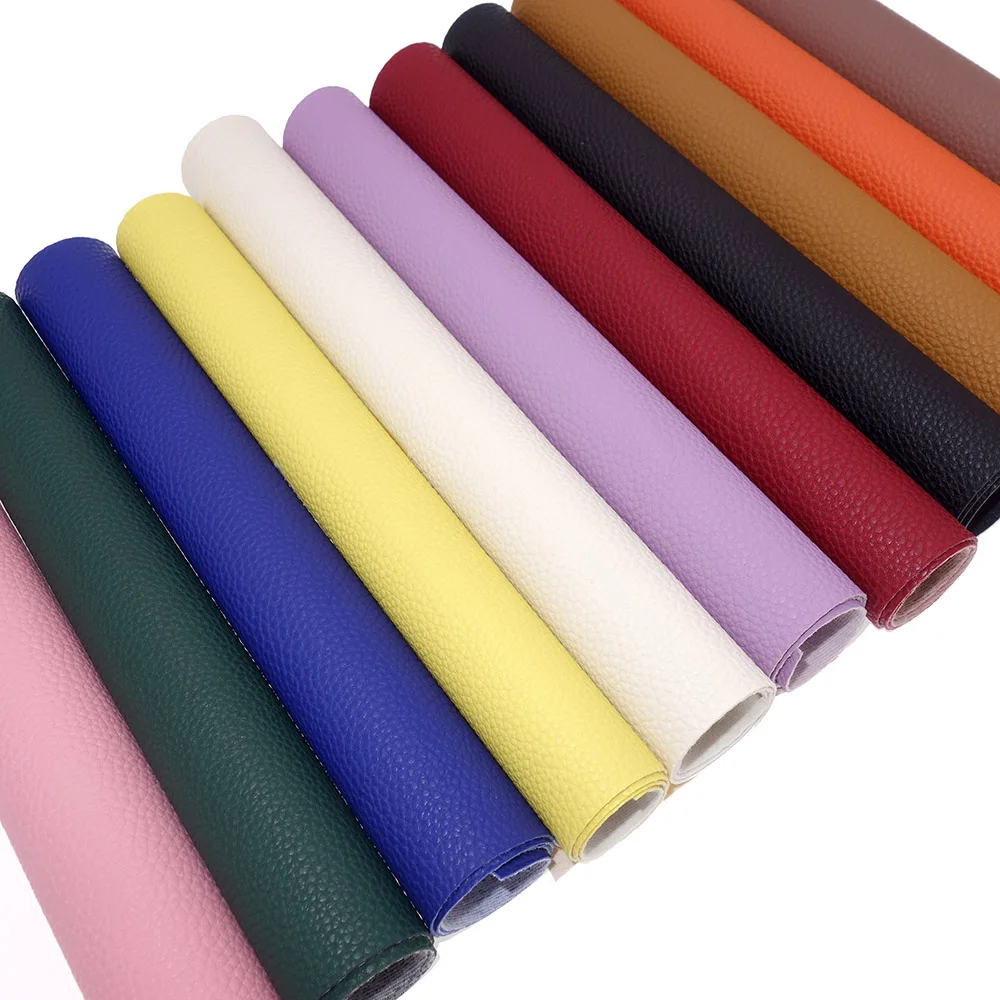 Litchi-PU-Leatherette-Faux-Leather-Fabric-Synthetic-For-Sewing-Bow-Bag ...