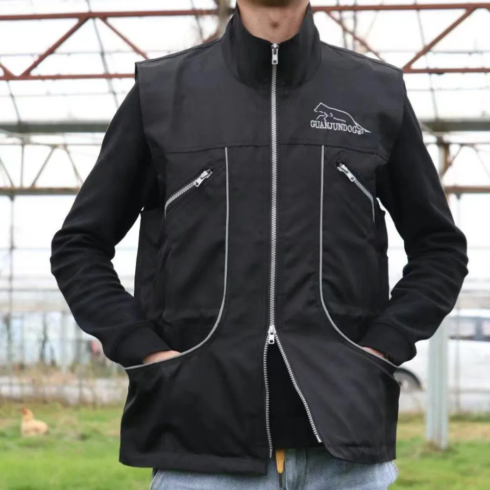 Two-Way-Zipper-Dog-Training-Clothes-Dog-Trainer-Vest-German-Shepherd ...