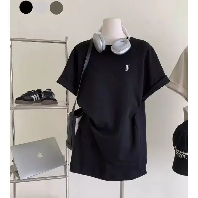 Summer-Korean-Style-Casual-Round-Neck-Retro-American-Fashion-Suits ...