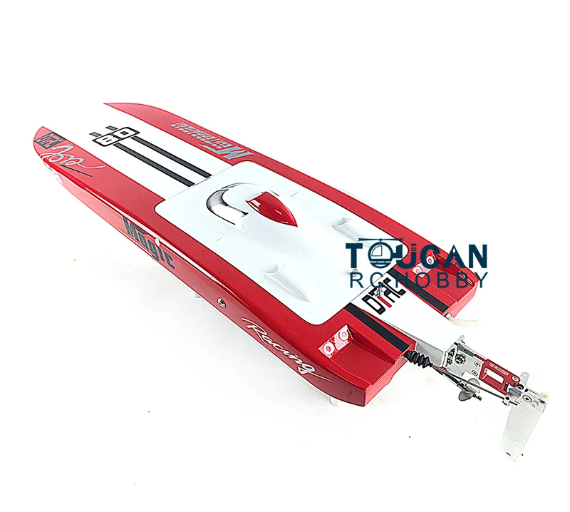 Toys E32 Fiber Glass Catamaran Red Electric Racing Pnp Toucan Rc Boat W ...