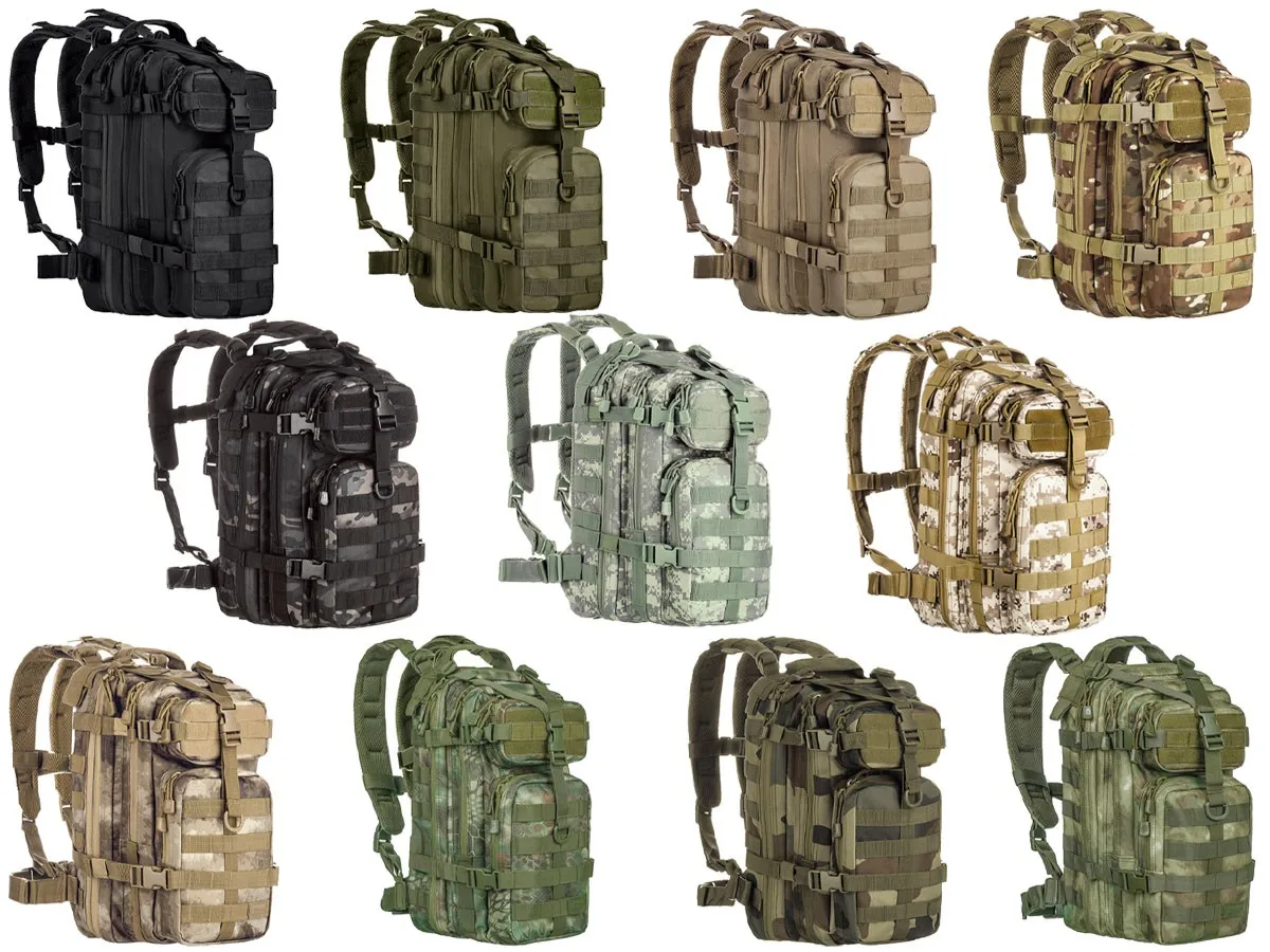 Mochila Tática Assault Invictus Tecido 600D Resinado Em PVC Resistente ...