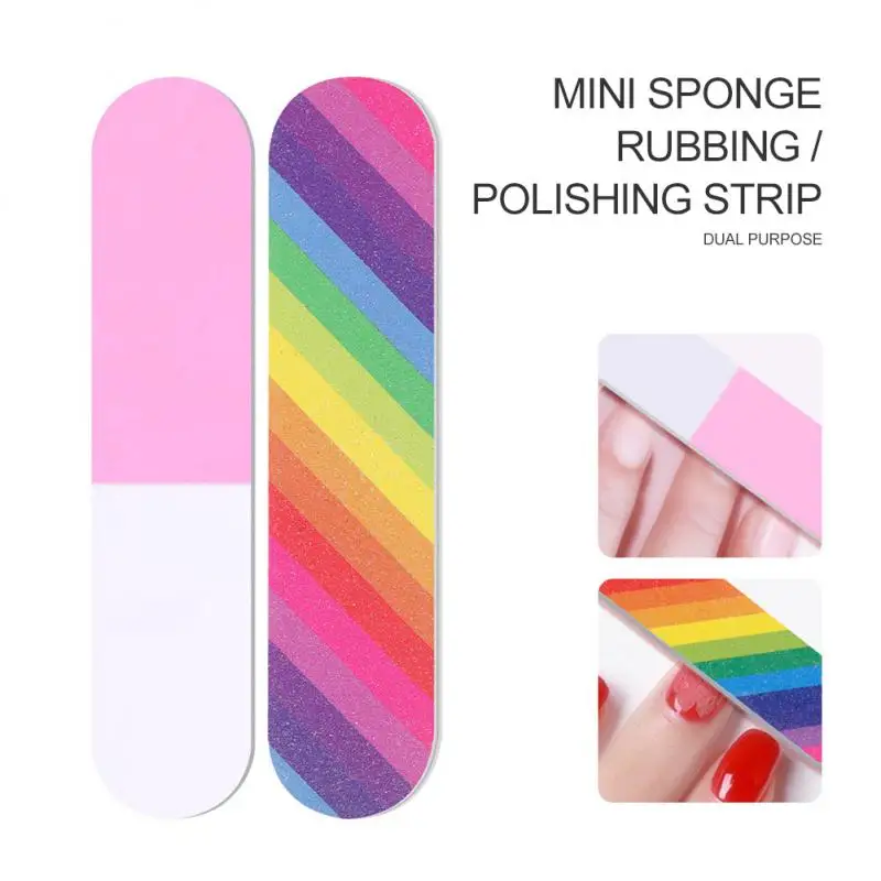 Mini-Wooden-Nail-File-Set-180-240-Trimmer-Buffer-Strips-Blue-Sanding ...