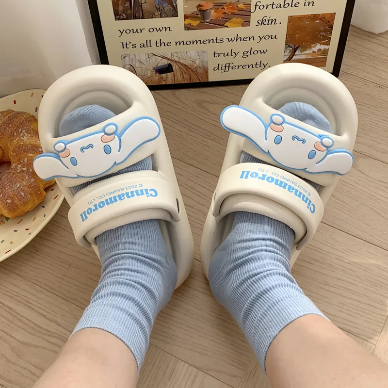 Miniso-Sanrio-Kuromi-Eva-Slippers-Women-s-Summer-Bathroom-Indoor-Home ...