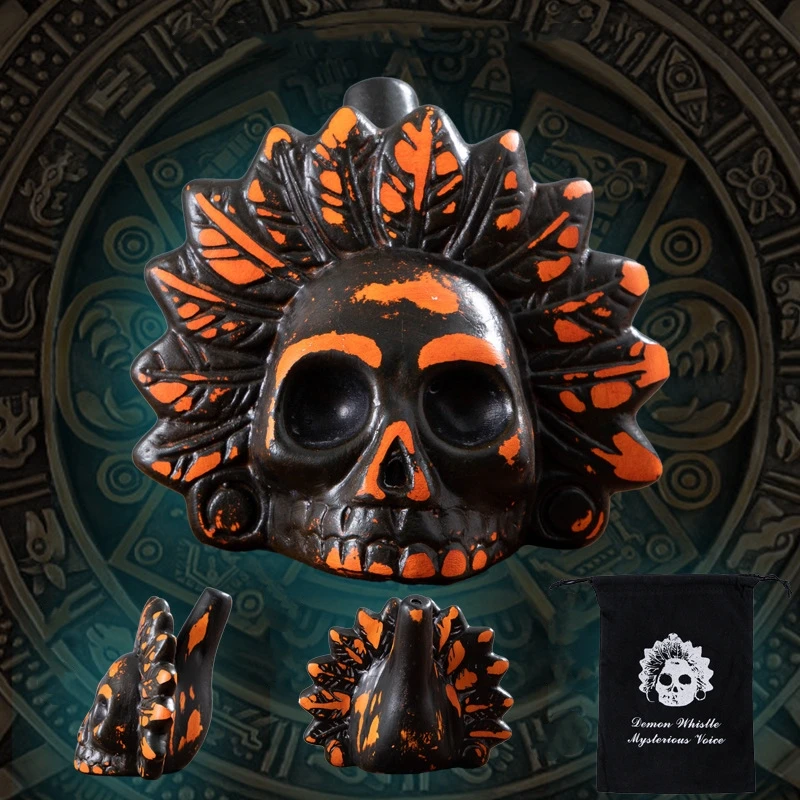 New-Real-Screaming-Aztec-Death-Whistle-Scary-Aztai-Creepy-Death-Whistle ...