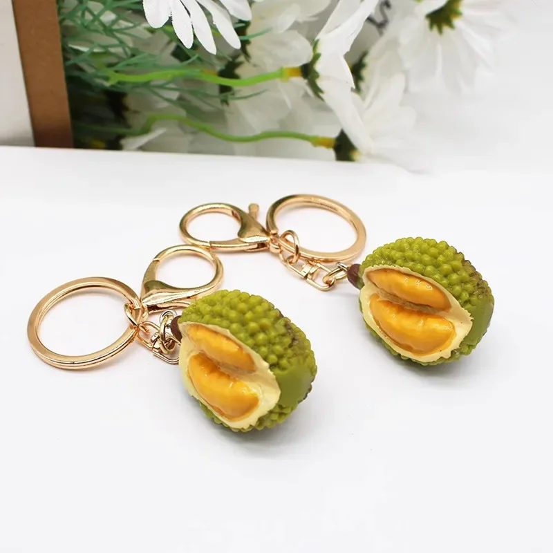 Artificial Fruit Durian Key Chain Malaysia Thailand Fruit King Durian ...