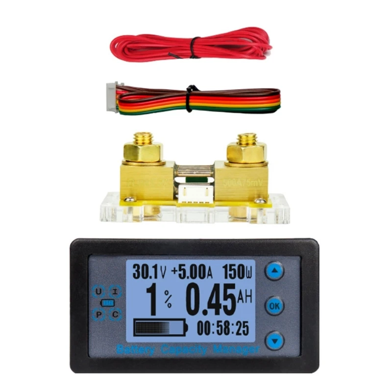 Power-Energy-Meter-100A-200A-300A-500A-Ammeter-Voltmeter-Wattmeter ...