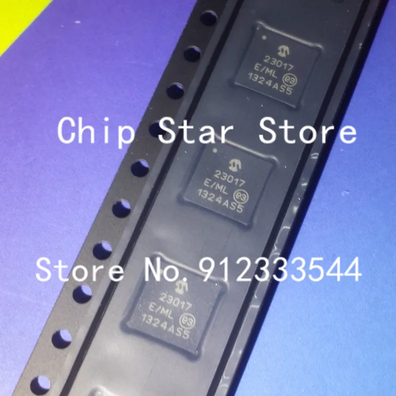 1pcs/lot Mcp23017-e/ml Mcp23017t-e/ml Mcp23017 Qfn28 I/o Expander 16bit ...