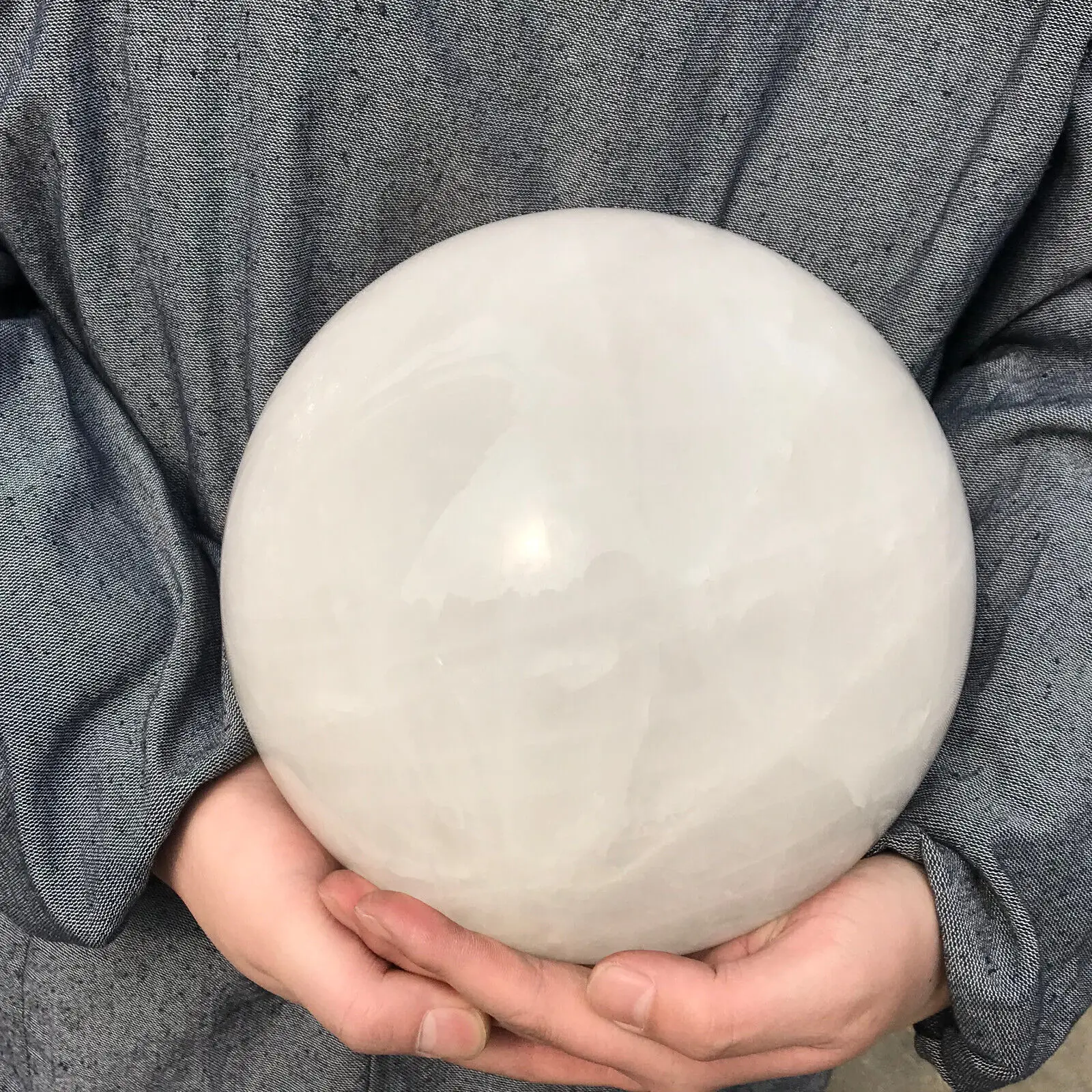 Huge-Magical-Natural-White-Quartz-Ball-White-Crystal-Ball-Mineral-Reiki ...