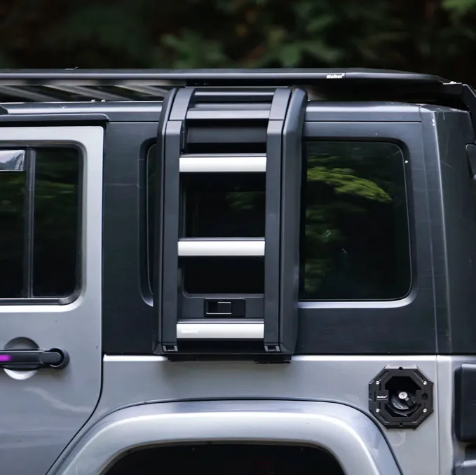 Hot Sale Auto Luxury Accessory Offroad Car Roof Ladder 4x4 Ladder For ...