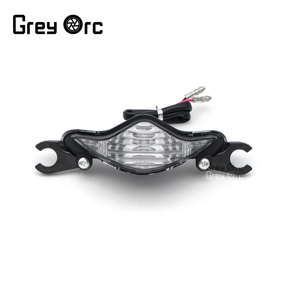 Clear-Motorcycle-Headlight-Headlamp-Upper-Head-Front-Running-Light-For ...