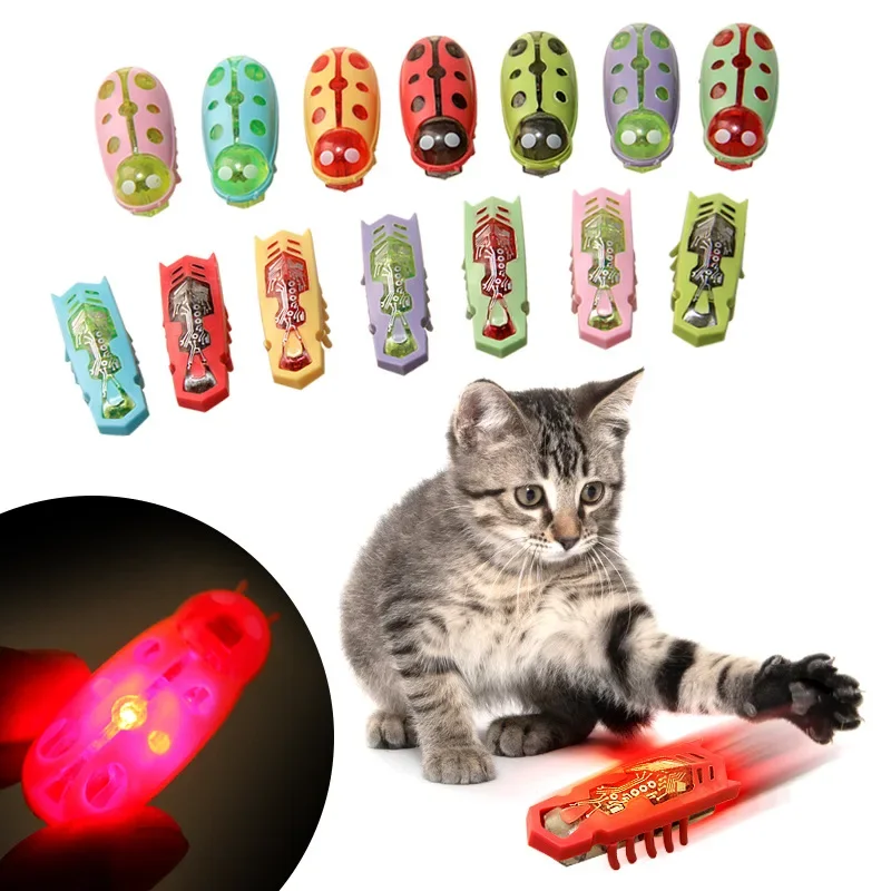 Mini-Electric-Bug-Cat-Toy-Cat-Escape-Obstacle-Automatic-Escape-Toy ...