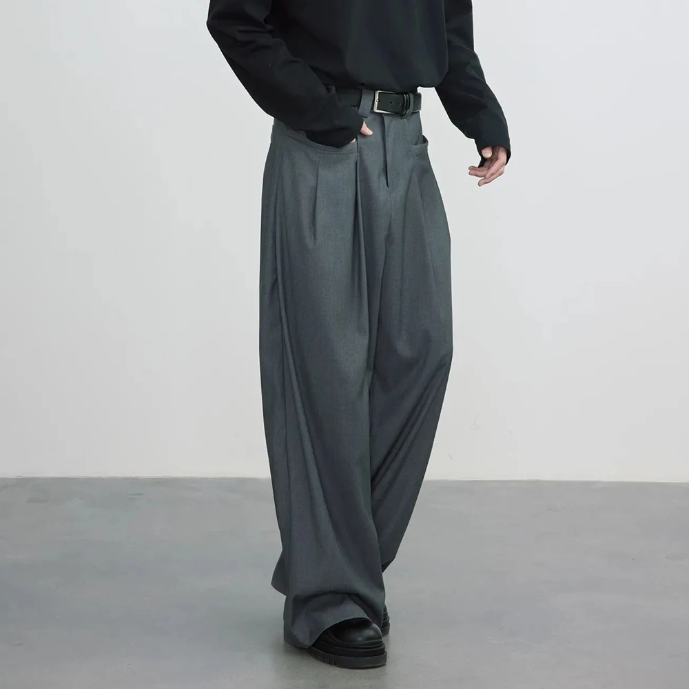 Solid Long Pants Men's Fashion Casual Pants Man Spring Summer Fall ...