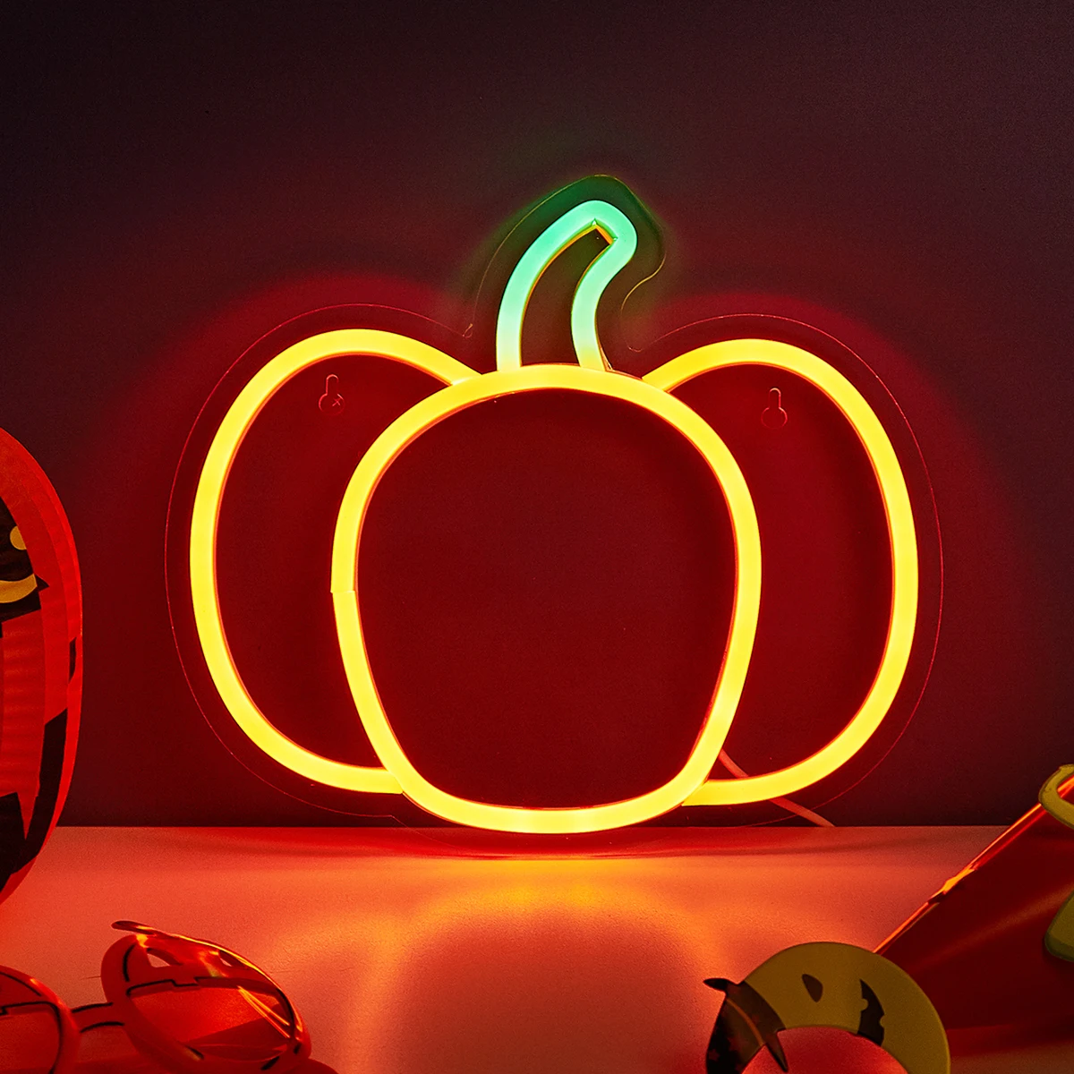 Chi-buy-Pumpkin-LED-Neon-Sign-USB-Powered-Neon-Signs-Night-Light-3D ...