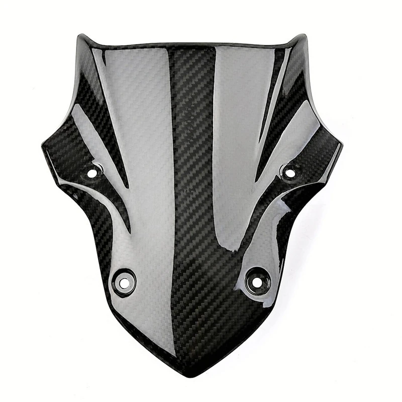 Real-Carbon-Fiber-Motorcycle-Windshield-Windscreen-For-Kawasaki-Z900-Z ...