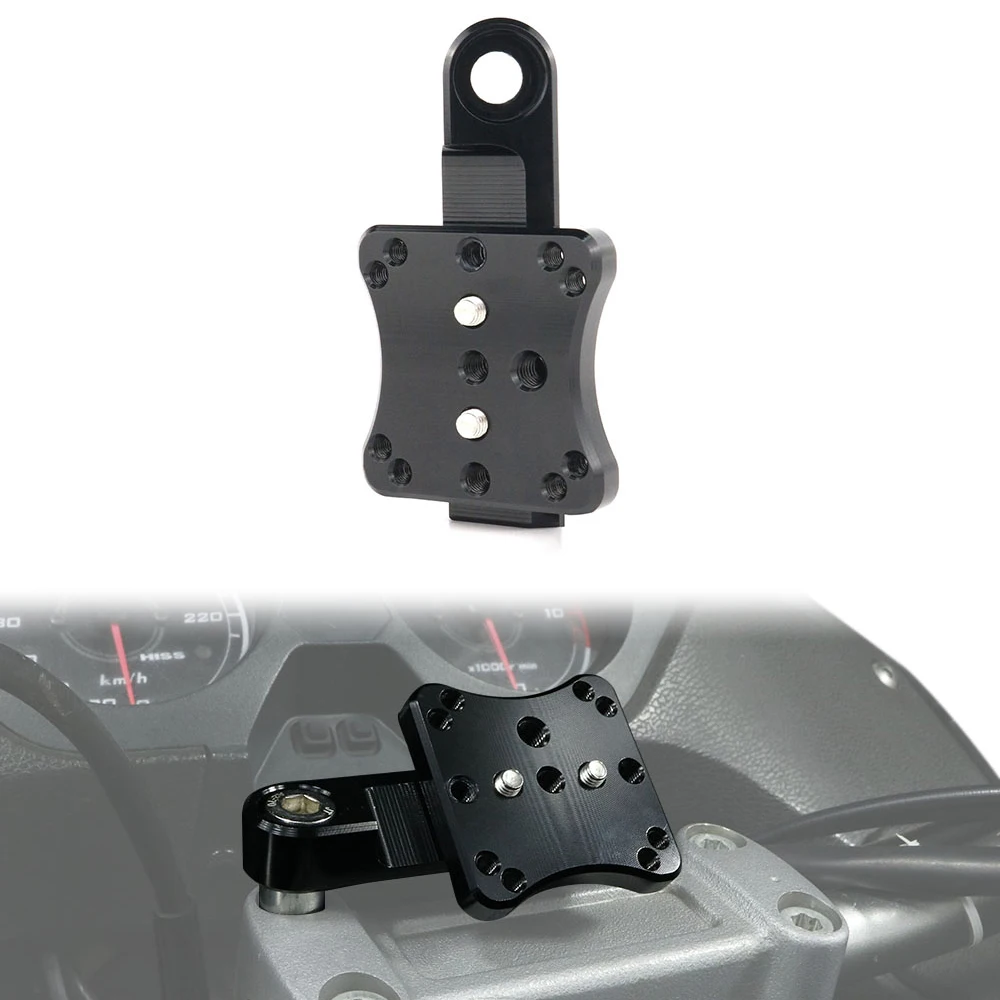 Motorcycle-Handlebar-GPS-Stand-Bracket-Sat-Nav-Mount-For-SUZUKI-SV650 ...
