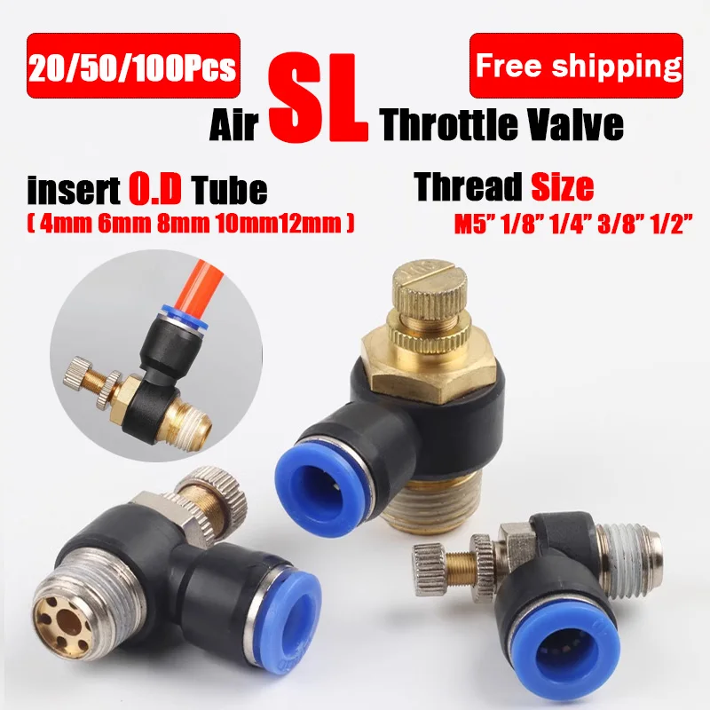 SL-Speed-Control-Pneumatic-Fitting-Throttle-Valve-Controller-4mm-6mm ...