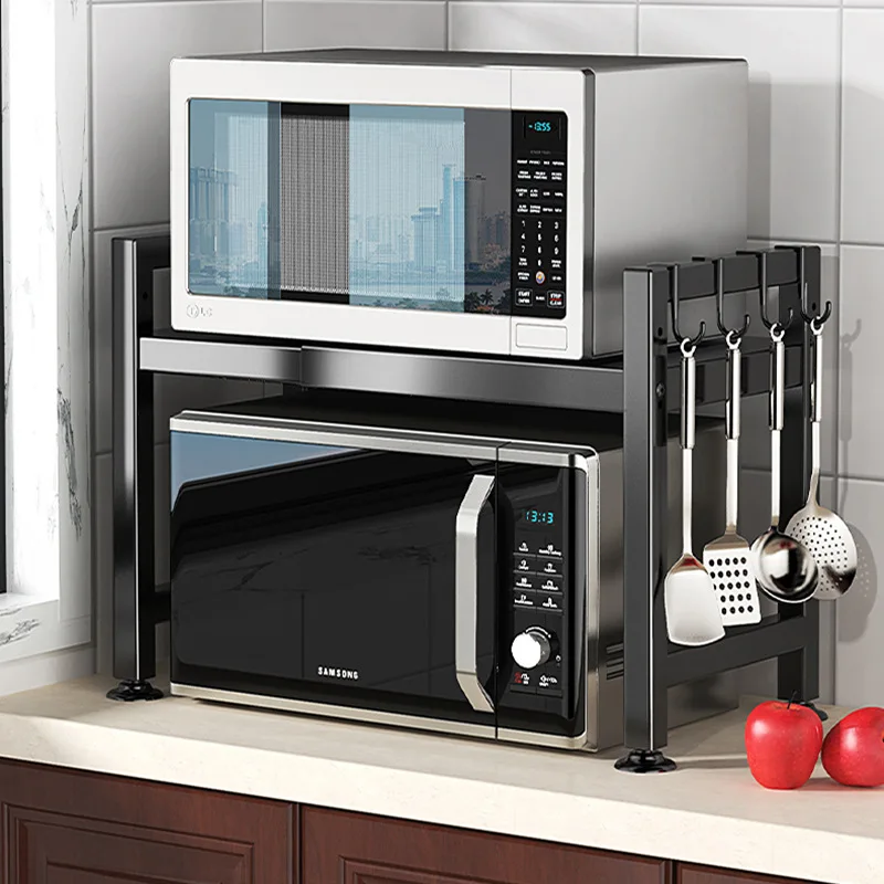 Retractable-Kitchen-Shelf-Microwave-Oven-Oven-Shelf-Home-Kitchen ...