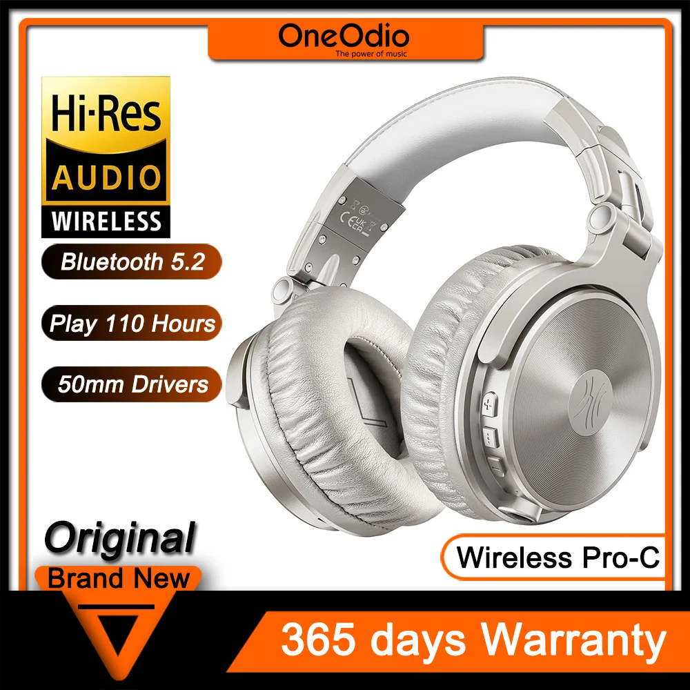 Oneodio-Pro-C-Wireless-headphones-Bluetooth-V5-2-with-Microphone-110H ...