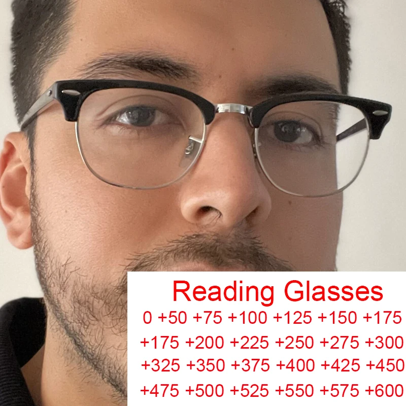 TR90-Presbyopic-Reading-Glasses-Men-Vintage-Luxury-Brand-Half-Frame ...