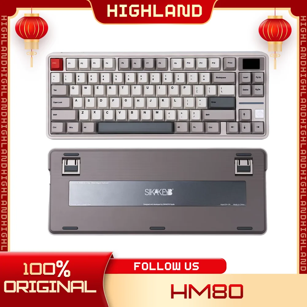 SIKAKEYB-HM80-Magnetic-Switch-Wired-Mechanical-Keyboard-Magnetic-Jade ...