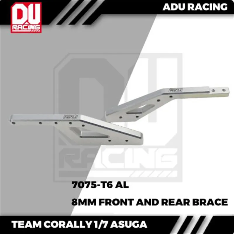 ADU RACING 7075-T6 AL CNC 2PCS FRONT AND REAR Braces For 1/7 ASUGA ...
