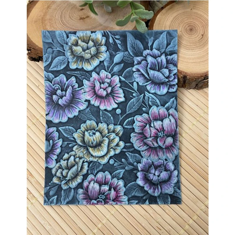 Greeting Card Scrapbook | Embossing Folder | Background - 3d Embossed ...