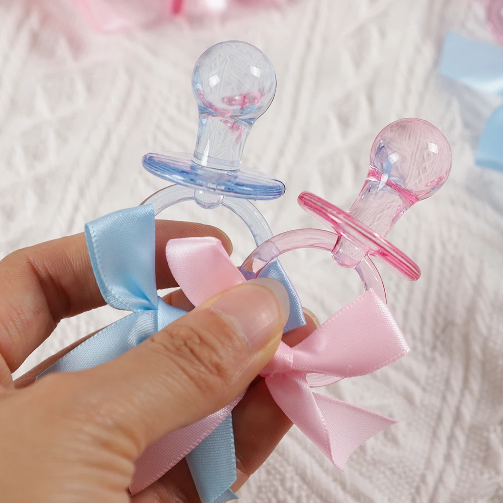 6pcs-2-5inch-Acrylic-Bow-Baby-Pacifiers-for-Baby-Boy-Girl-Gender-Reveal ...