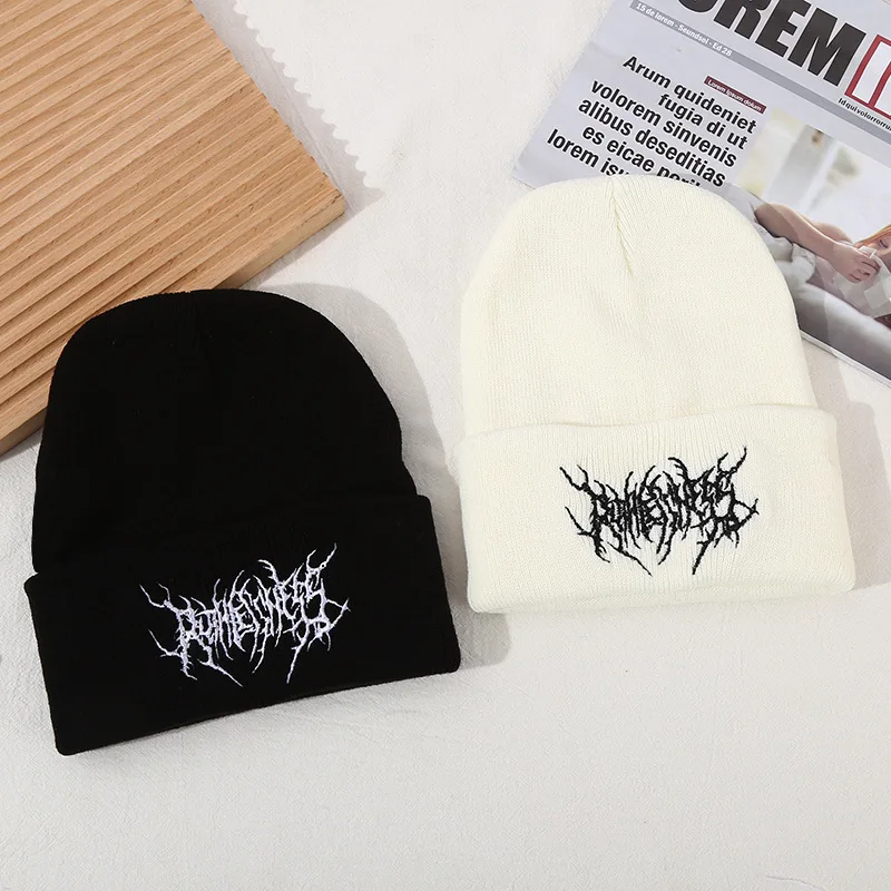Gorros-bordados-a-rayas-Unisex-gorro-c-lido-gorro-de-cadera-gorros-para ...