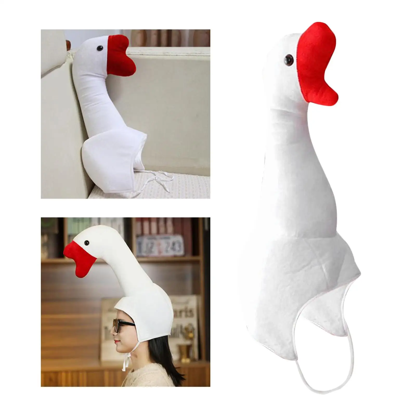 White Goose Earflap Hat Party Cute Cosplay Dress Up Costume| | - AliExpress
